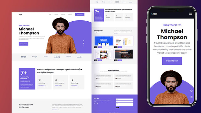 Responsive Multiple Education Website Using HTML, CSS & JavaScript